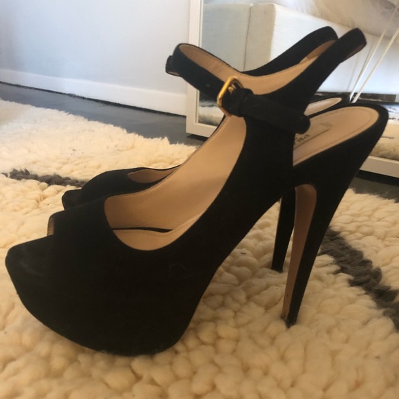 Prada | Shoes | Prada Platform Heels | Poshmark